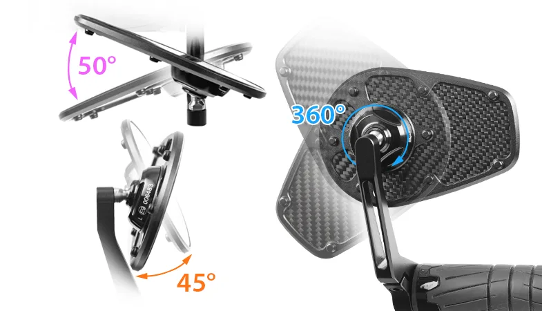MambaX - Bar-end mirrors for Yamaha MT-07 / MT-09 / MT-10